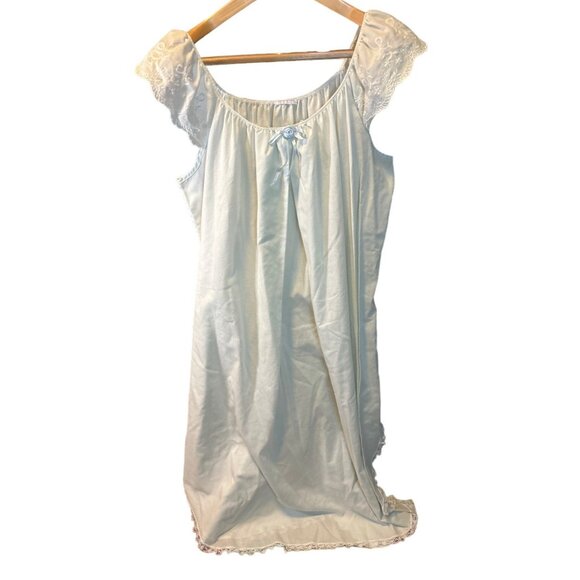 Sears | Intimates & Sleepwear | Vintage Sears Womens Light Blue ...